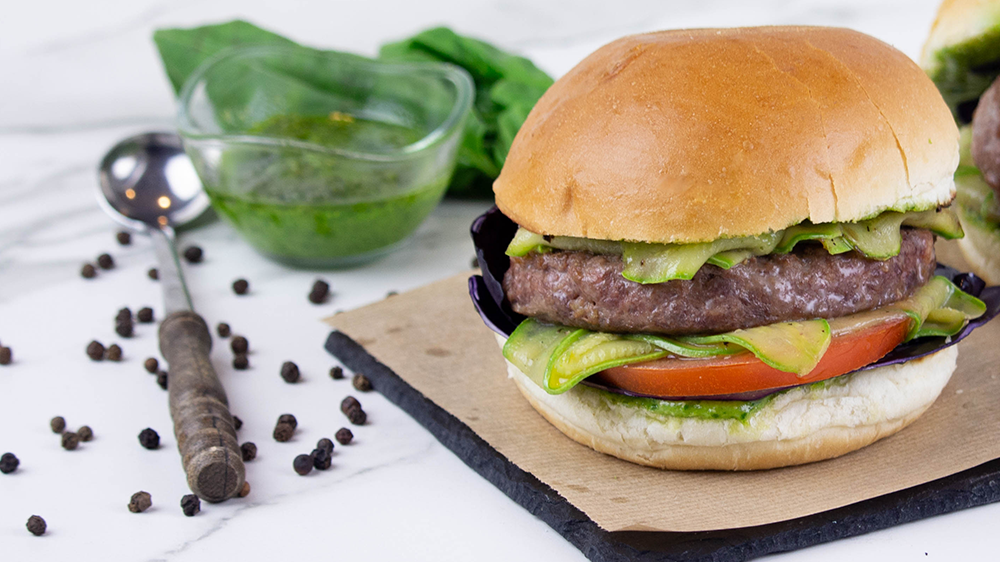 How to Make Organic Burger with Veggies Recipes - Taste of Pinar