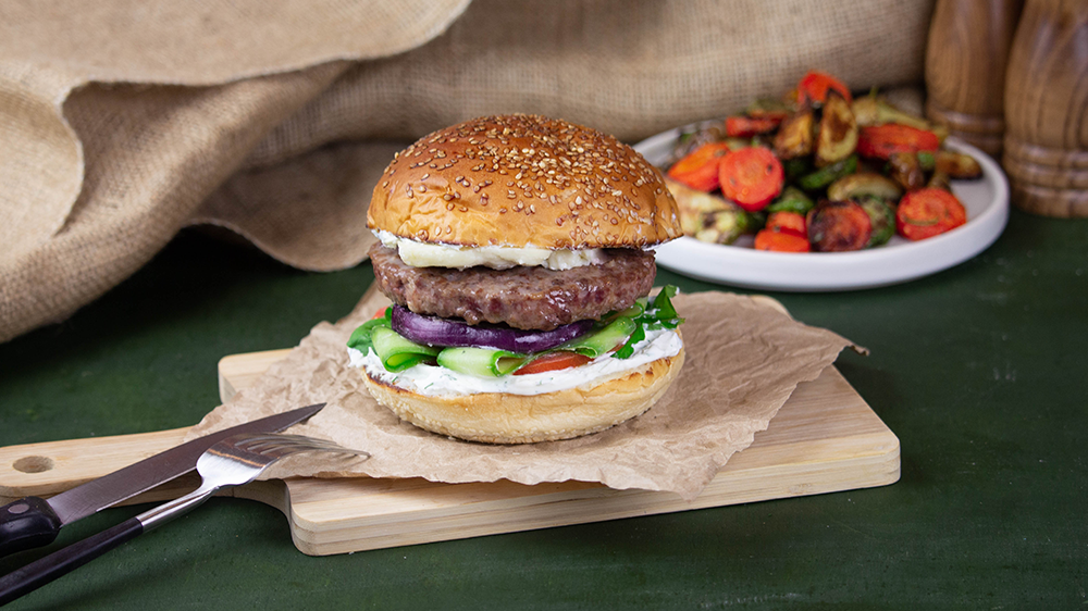 How to Make a Mediterranean Burger Recipes - Taste of Pinar